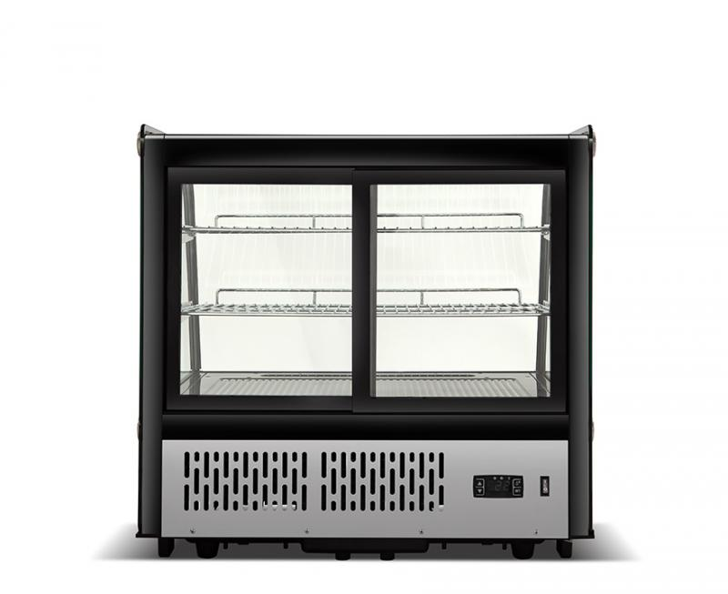 CW-120 | Display cooler with curved glass display