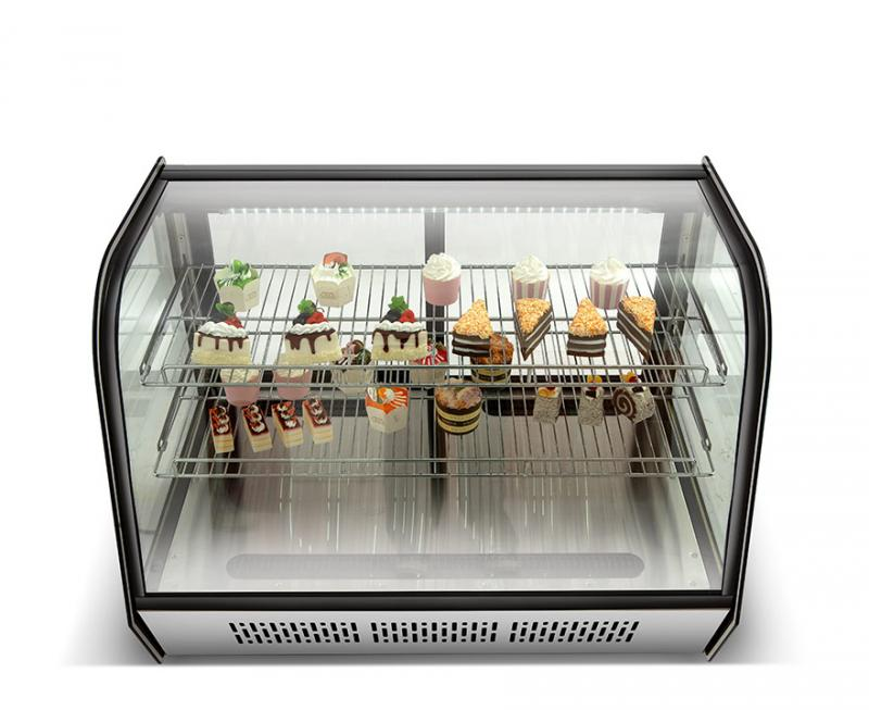 CW-160R | Display cooler with curved glass display