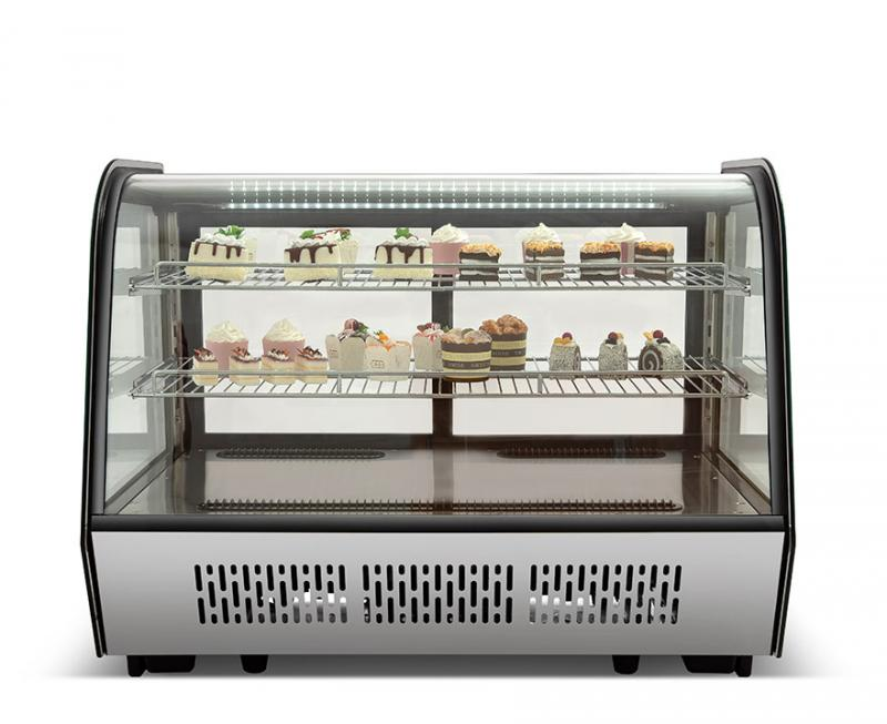 CW-160R | Display cooler with curved glass display