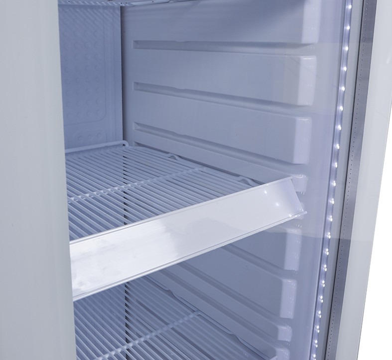 GCGD175 | Retro Cooler with glass door white